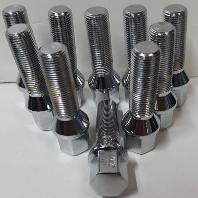 Болт колёсный 14x1,25x40, 10 штук