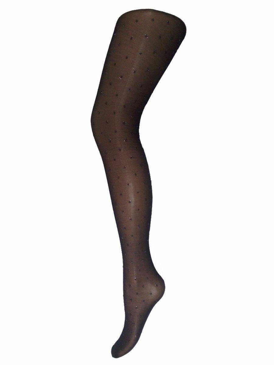 Колготки 6502 Колготки женские в горошек с люрексом 2-3