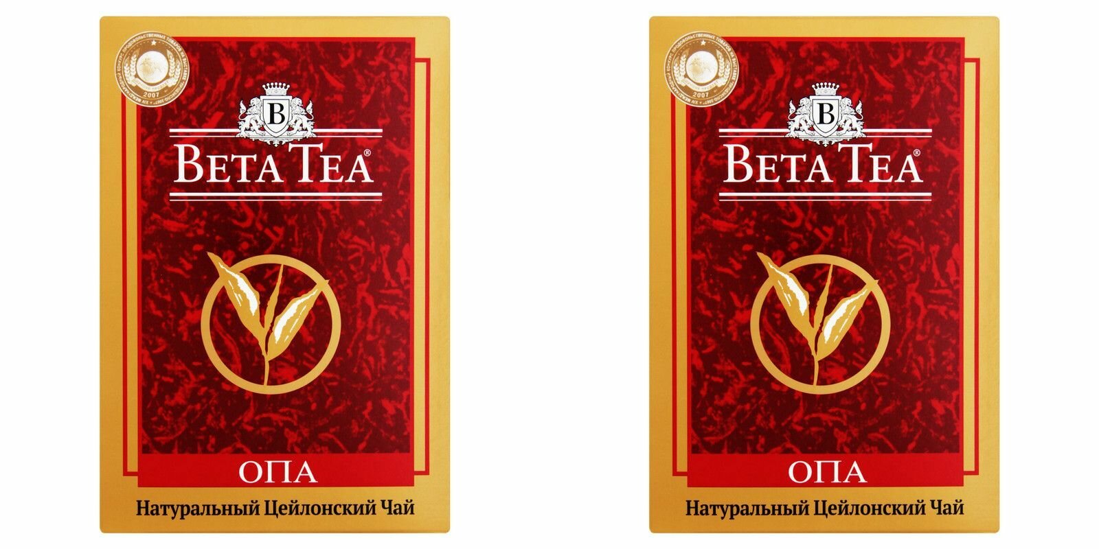 Beta Tea Чай черный ОРА, 100 г, 2 уп