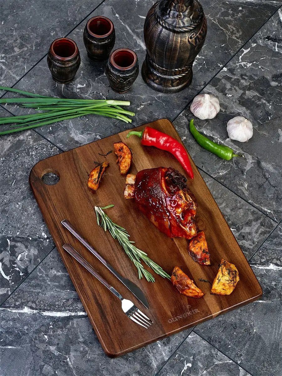 Доска разделочная 40*30*1,6 см, акация