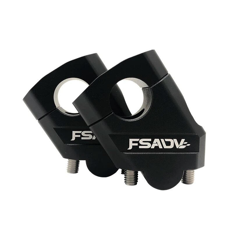 Для Honda NC750X CB500X Для BMW R1200GS F850GS Мотоцикл Универсальный 28 мм 1 1/8 "22 мм 7/8" Крепление на руль, зажим для ручки Черный, 28mm Black