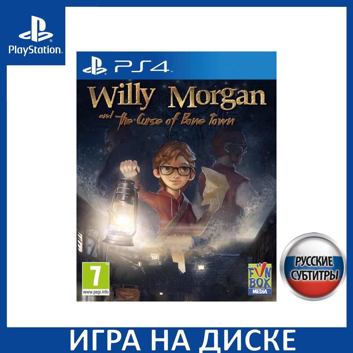 Игра Willy Morgan and the Curse of Bone Town PS4 Русская Версия Диск на PlayStation 4