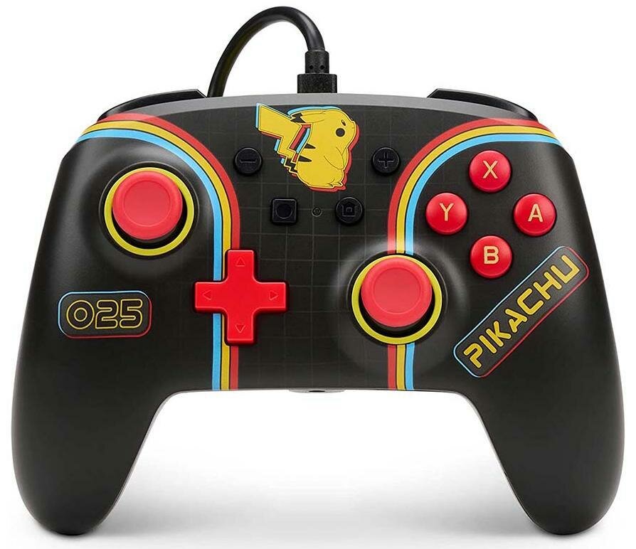 Геймпад проводной PowerA Enhanced Wired Controller for Switch Pikachu Arcade Switch