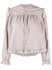 Блуза DSQUARED2 Check-pattern ruffled blouse, размер 44, red