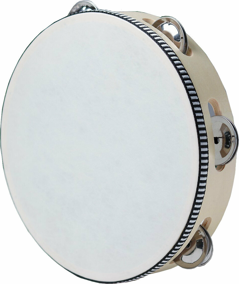 Детская музыкальная игрушка Бубен "Классика" 12 тарелок, развитие слухового восприятия, 20х20х4,3 см