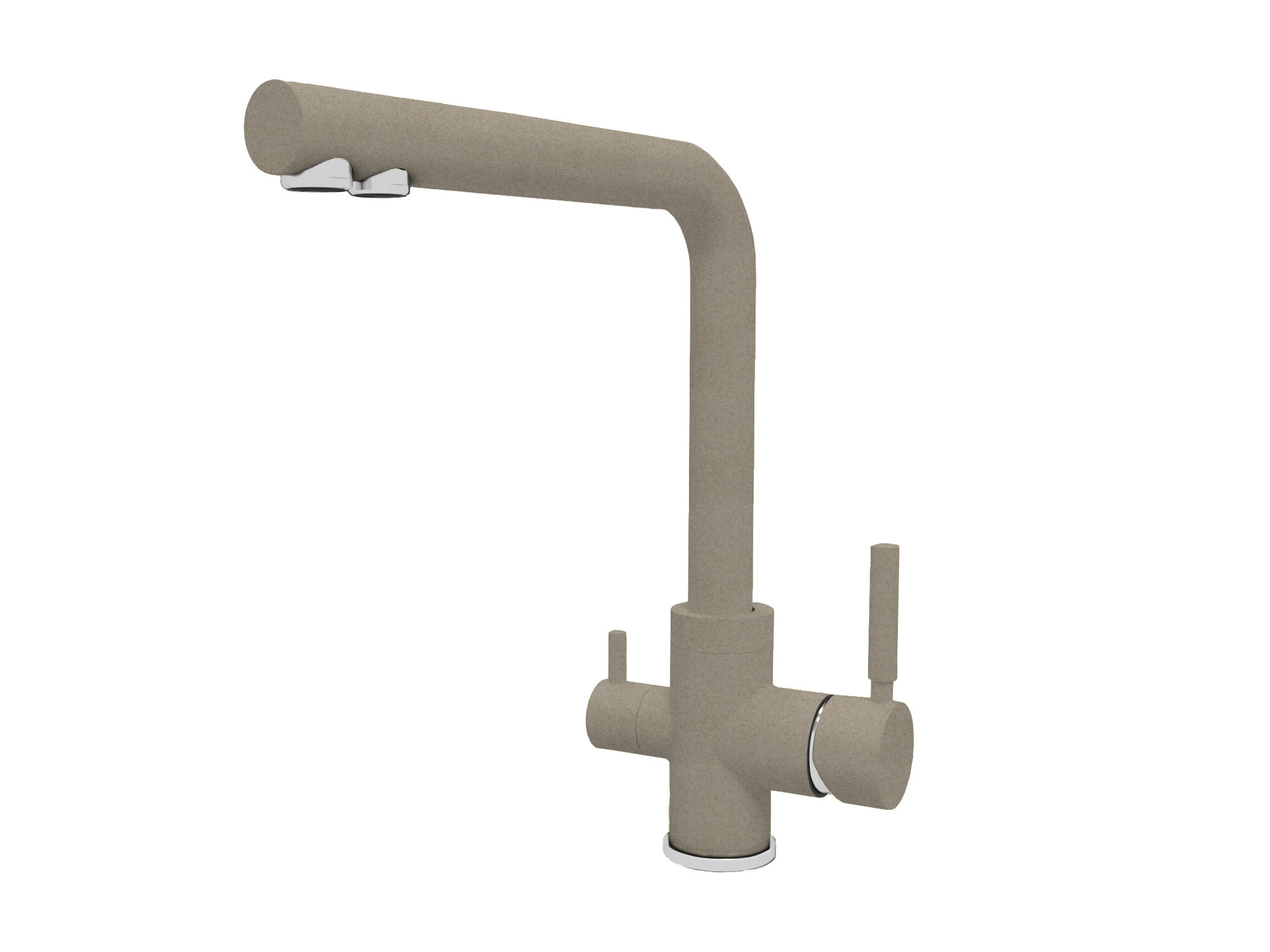 Смеситель Florentina альдо FL, цвет Бежевый (ALDO FL, Beige) с подключением к фильтру