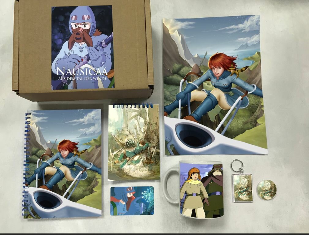 Бокс по аниме Навсикая из Долины ветров №6, Товары с нашими рандомными картинками