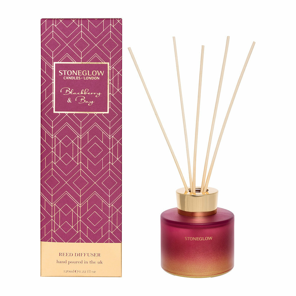 Аромадиффузор "Ежевика и Лавр" Stoneglow, 120 мл, 56968