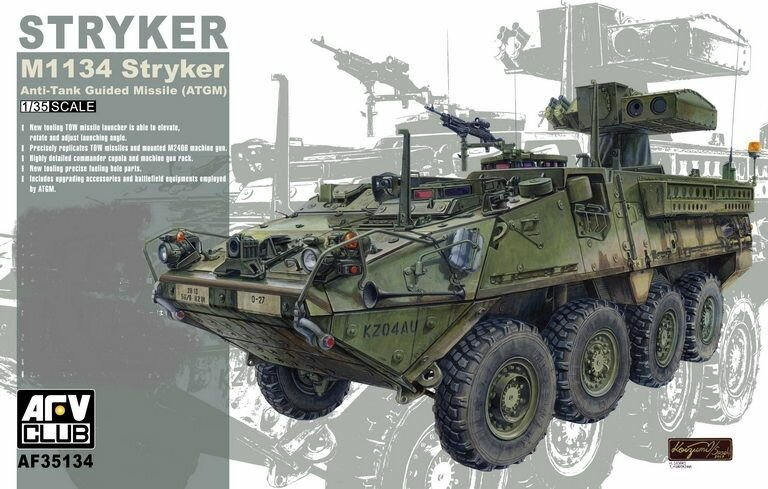 AF35134 Колесный бронеавтомобиль M1134 STRYKER ATGM (1/35)