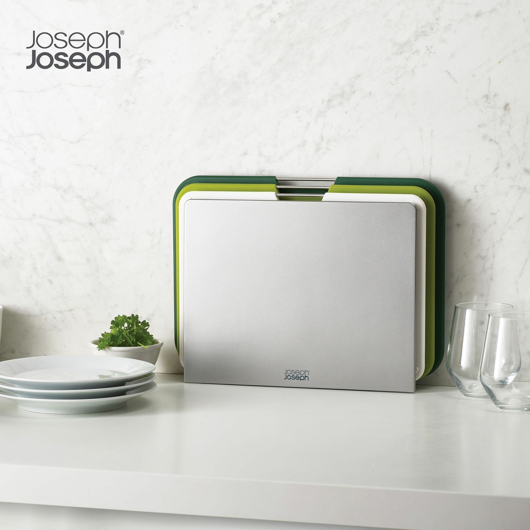 Набор разделочных досок "Joseph Joseph Nest" 60164, 3 шт. доски с подставкой