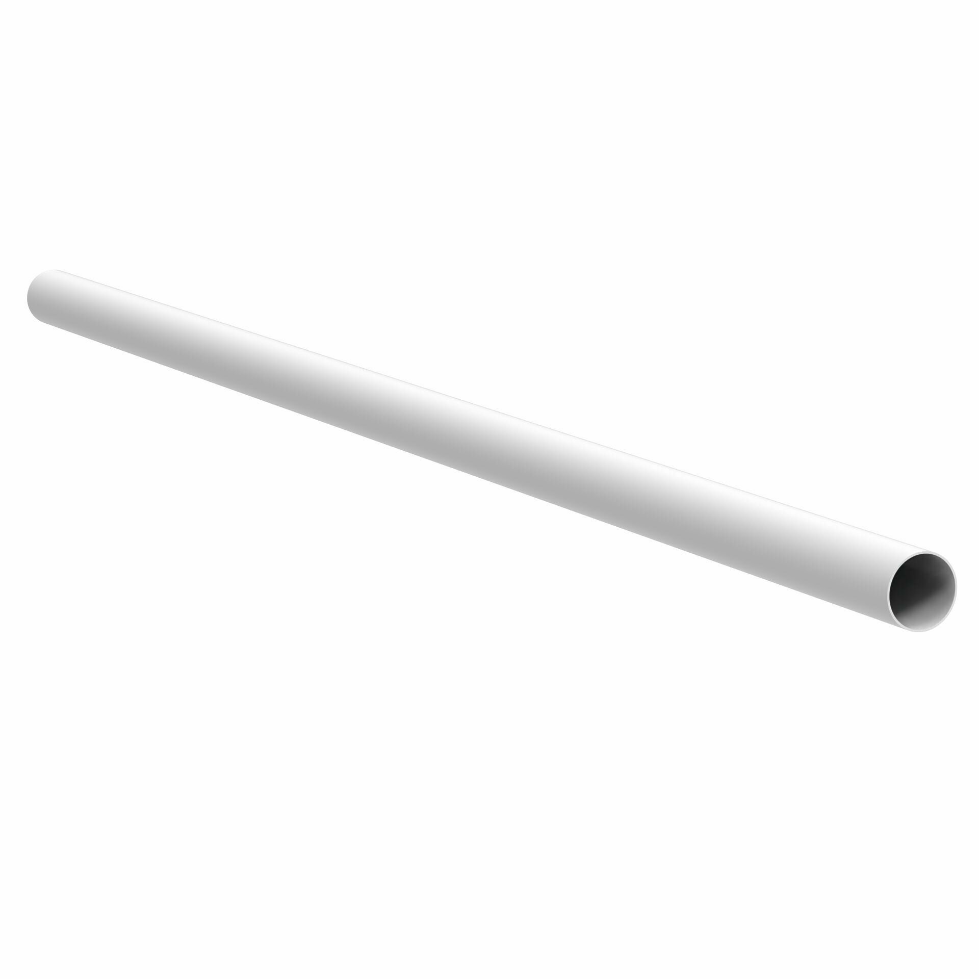 Труба без фланцев 0.5м BOXFORCAM белая для крепления камер видеонаблюдения, видеокамер