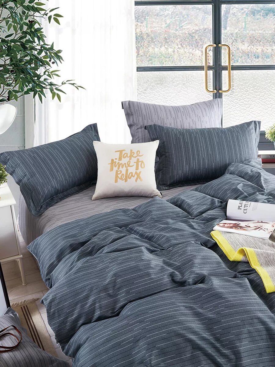 Постельное белье 2 спальное наволочки 50х70 Novella