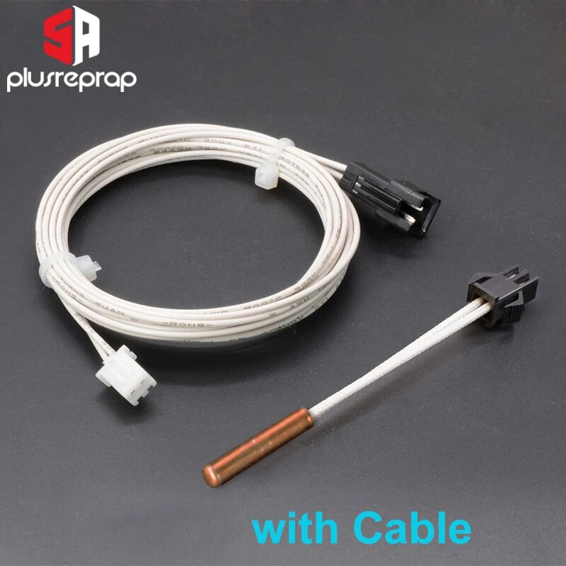 Картридж терморезистора ATC Semitec 104GT-2 104NT-4-16C054RT для 3D-принтера 2PCS 3950Thermistor, With 1.5meter cable