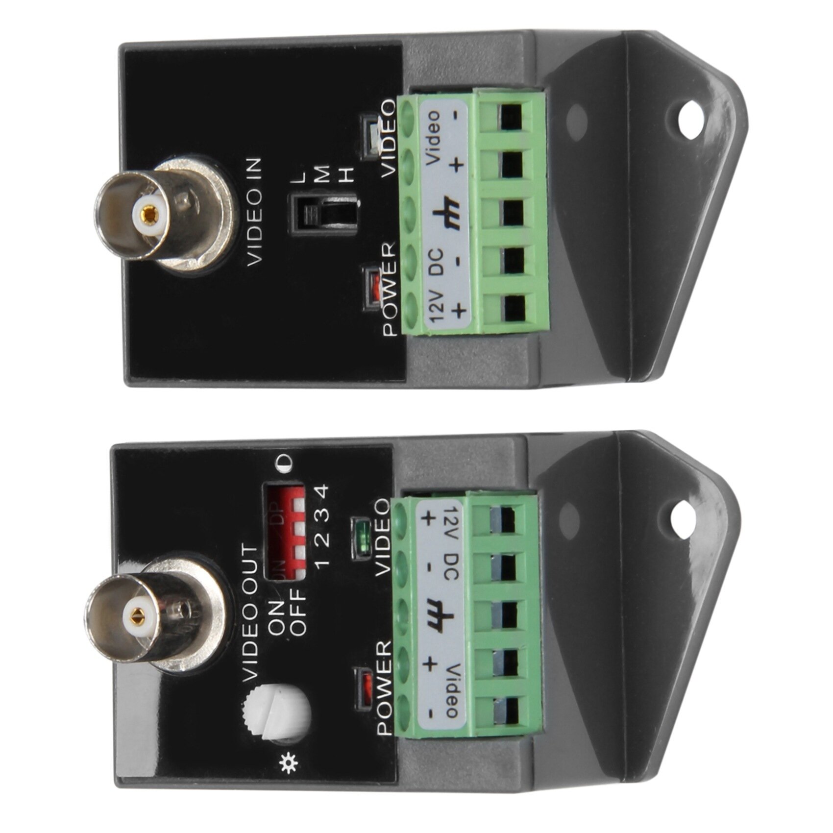 Передатчик по витой паре, одноканальная коаксиальная камера высокой четкости, передача видеосигнала, прием TVI