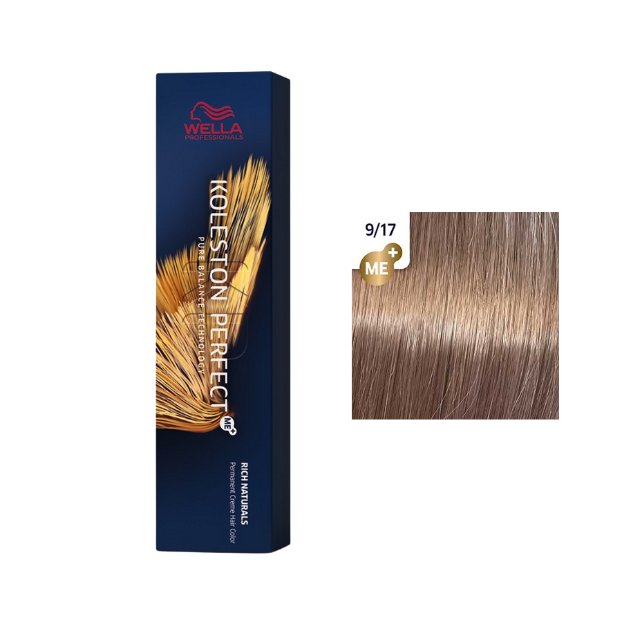 Wella Koleston Perfect ME+ 9/17 - Стойкая краска шелковый ристретто 60 мл