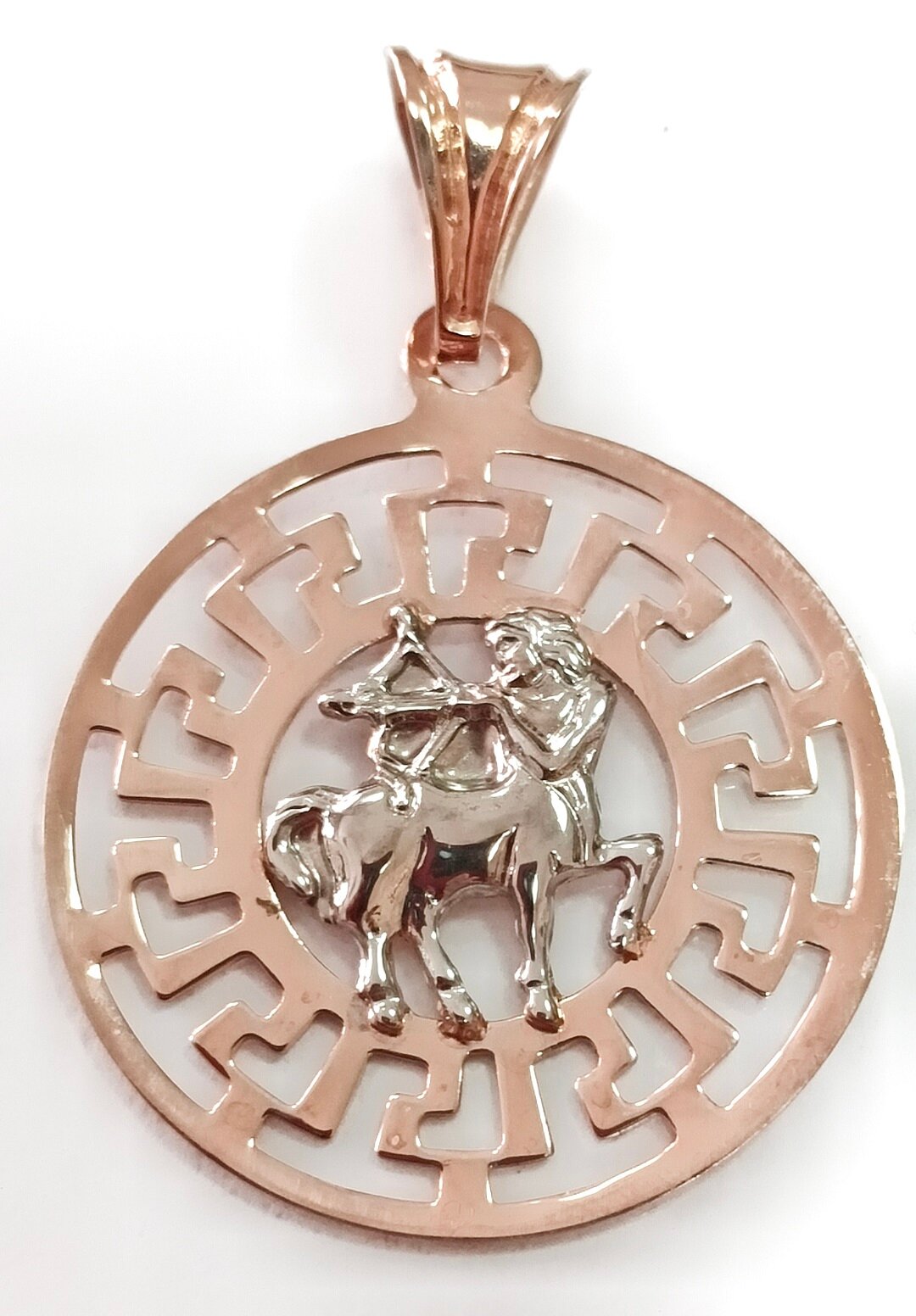 Подвеска, серебро, 925 проба, родирование, золочение