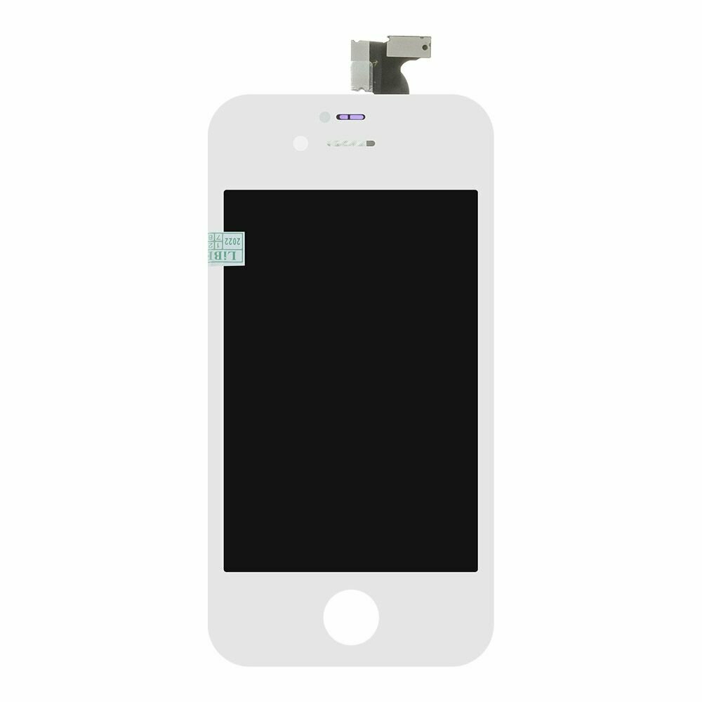 Дисплей для Apple iPhone 4 с тачскрином, 1-я категория, класс АА, белый