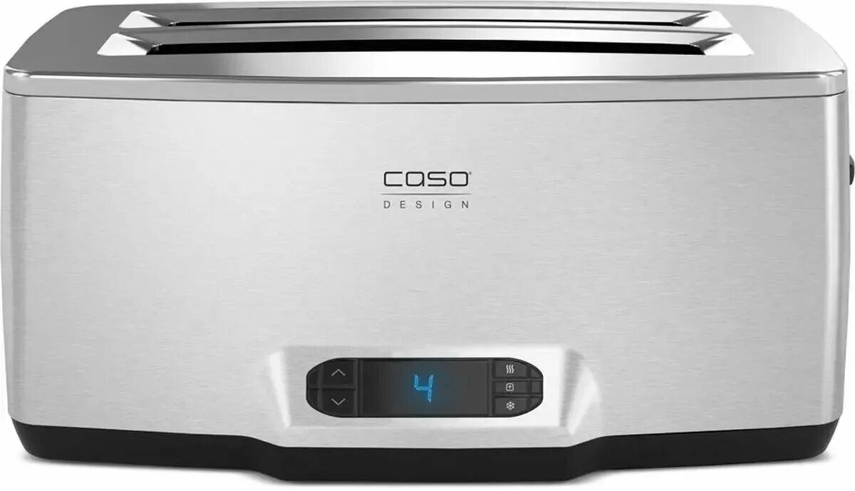 Тостер CASO Inox 4, серебристого цвета, механическое управление