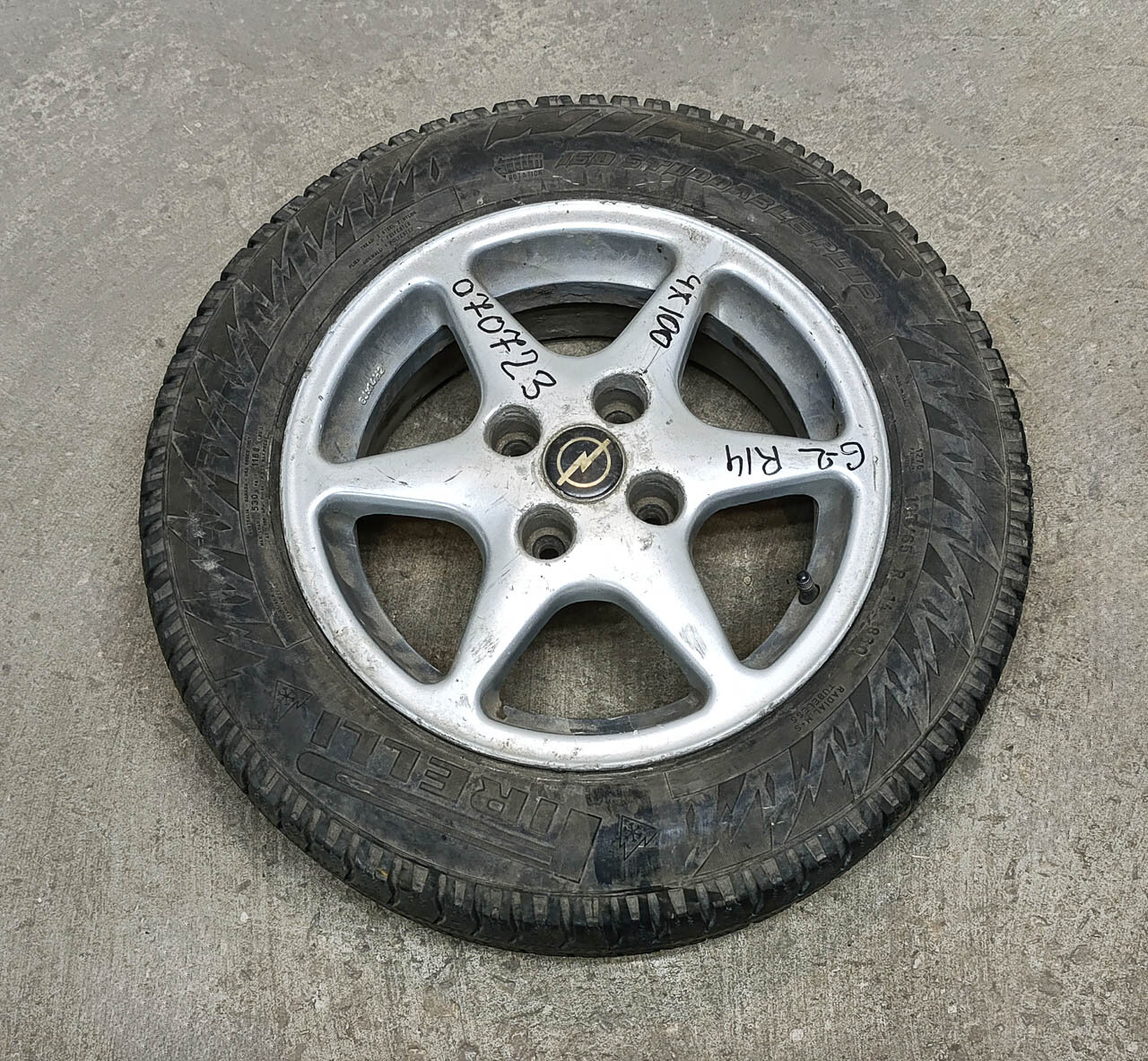 Диск литой R14 VW Golf 2 (4x100, DIA: 60)