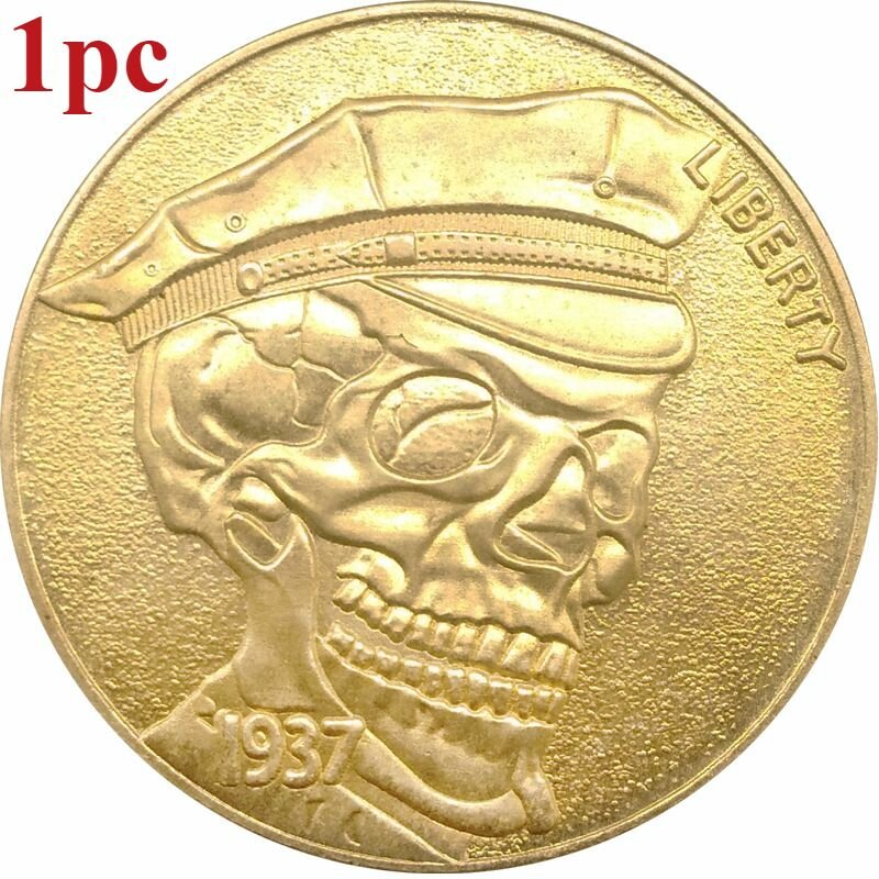 1 мелкая золотая монета антикварное ремесло памятный значок монета подходит для коллекции подарков