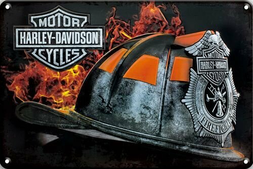 Harley Davidson, табличка металлическая, постер на стену табличка металлическая, постер на стену30x20cm