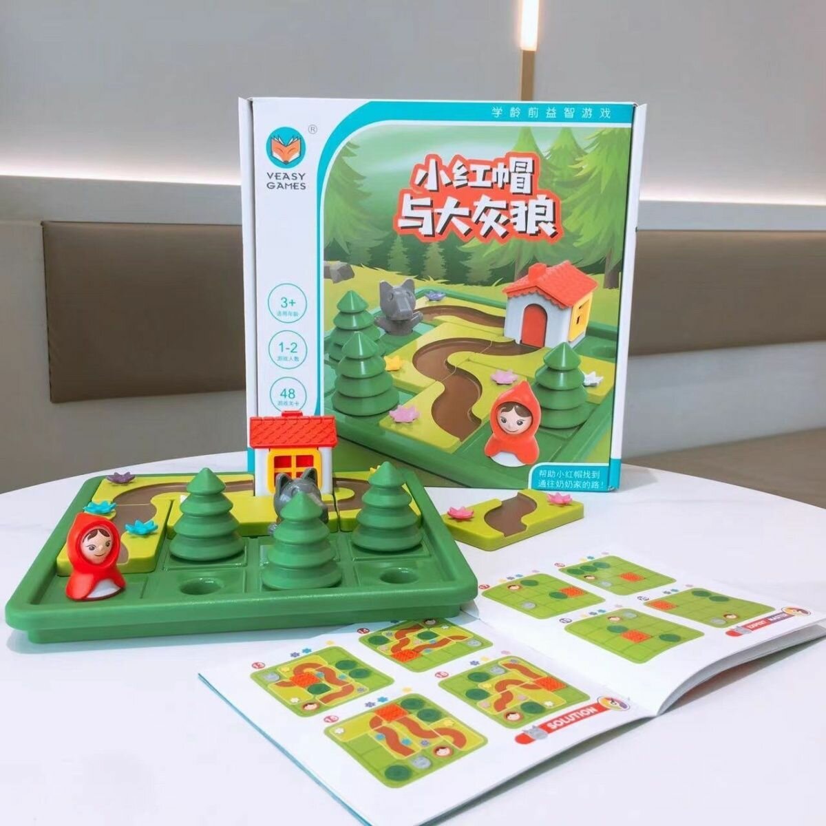 Интеллектуальная головоломка 'Красная Шапочка и серый волк' от LingLink - Развивай логику и моторику у детей