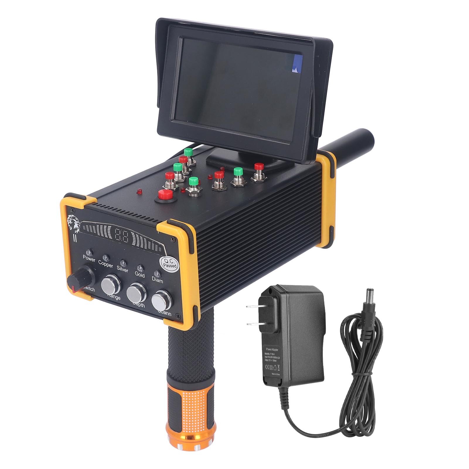 Подземный металлоискатель, цветной ЖК-дисплей, ночное видение, для золота и серебра