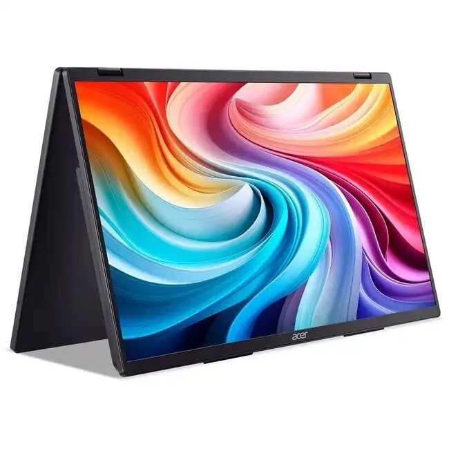 Монитор 18.5" Acer PD193QEbmiuux IPS 1920x1080, 100 Гц, 4 мс, 16:9, 250 кд/м², HDMI 1.4, 2xUSB Type-C (15 Вт), USB Hub, Adaptive-Sync, динамики, двойной экран, черный"