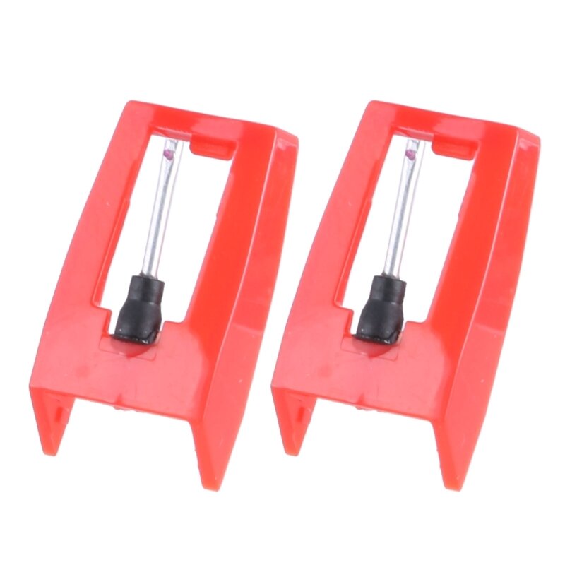 2шт Алмазные Сменные Стилусы Игла Проигрывателя Грампластинок для Вертушек Проигрыватель Граммофонных Пластинок Аксессуары Для Граммофонов