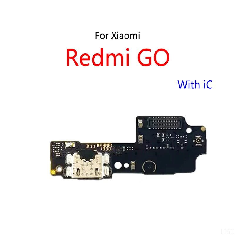 Для Xiaomi Redmi GO USB зарядная док-станция разъем разъем зарядная плата гибкий кабель With iC