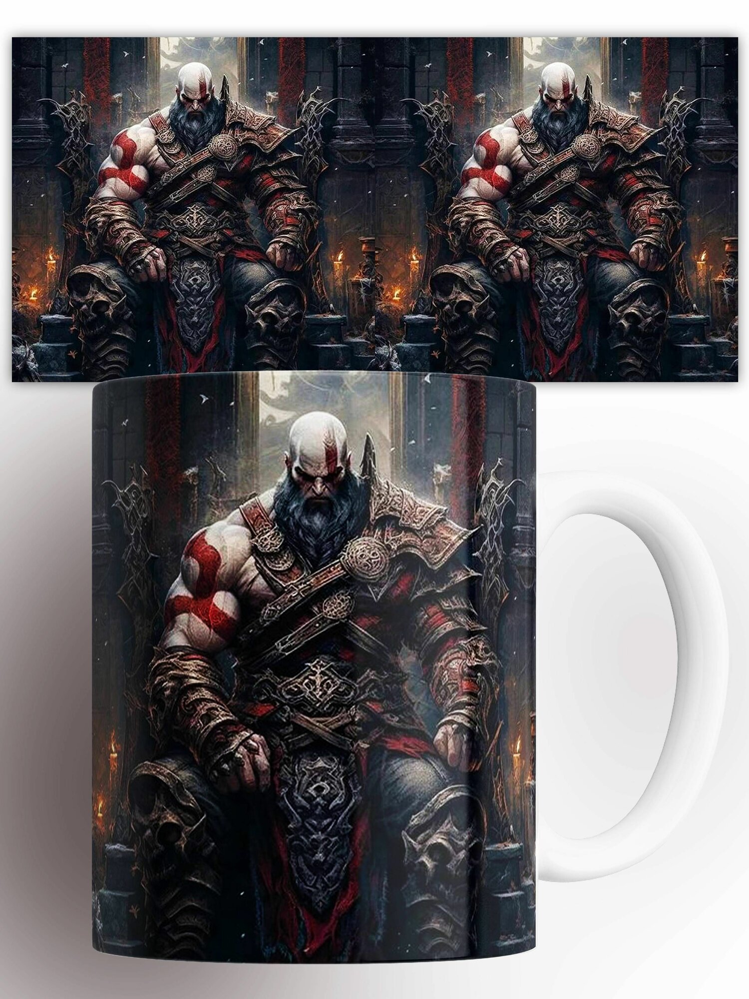 Кружка компьютерная игра God of War 330 мл