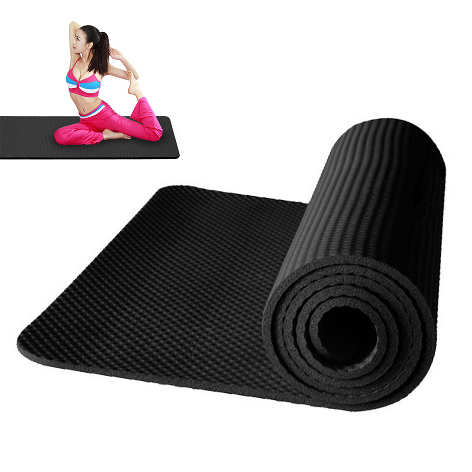 Коврик для упражнений тишевой 1200*600*4 мм, доска для звукоизоляции, коврик для тренажера, защитный коврик, коврик для пола, коврик для отдыха на открытом воздухе, коврик для пикника, материал NBR, размер 1200*600*4 мм, вес упаковки 460 г, количество 1