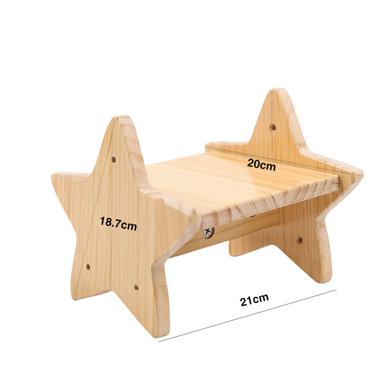 Свободная твердая древесина DIY стойка для скалолазания для кошек настенная кошачье гнездо ловушка кошачий гамак