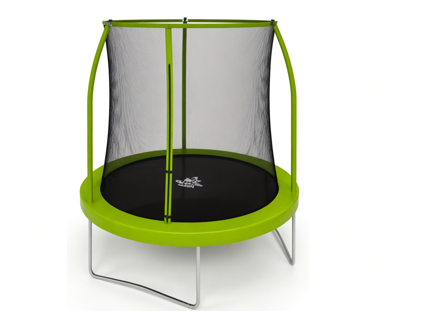 Каркасный батут Triumph Nord Триумфальный 244 см с лестницей, зеленый