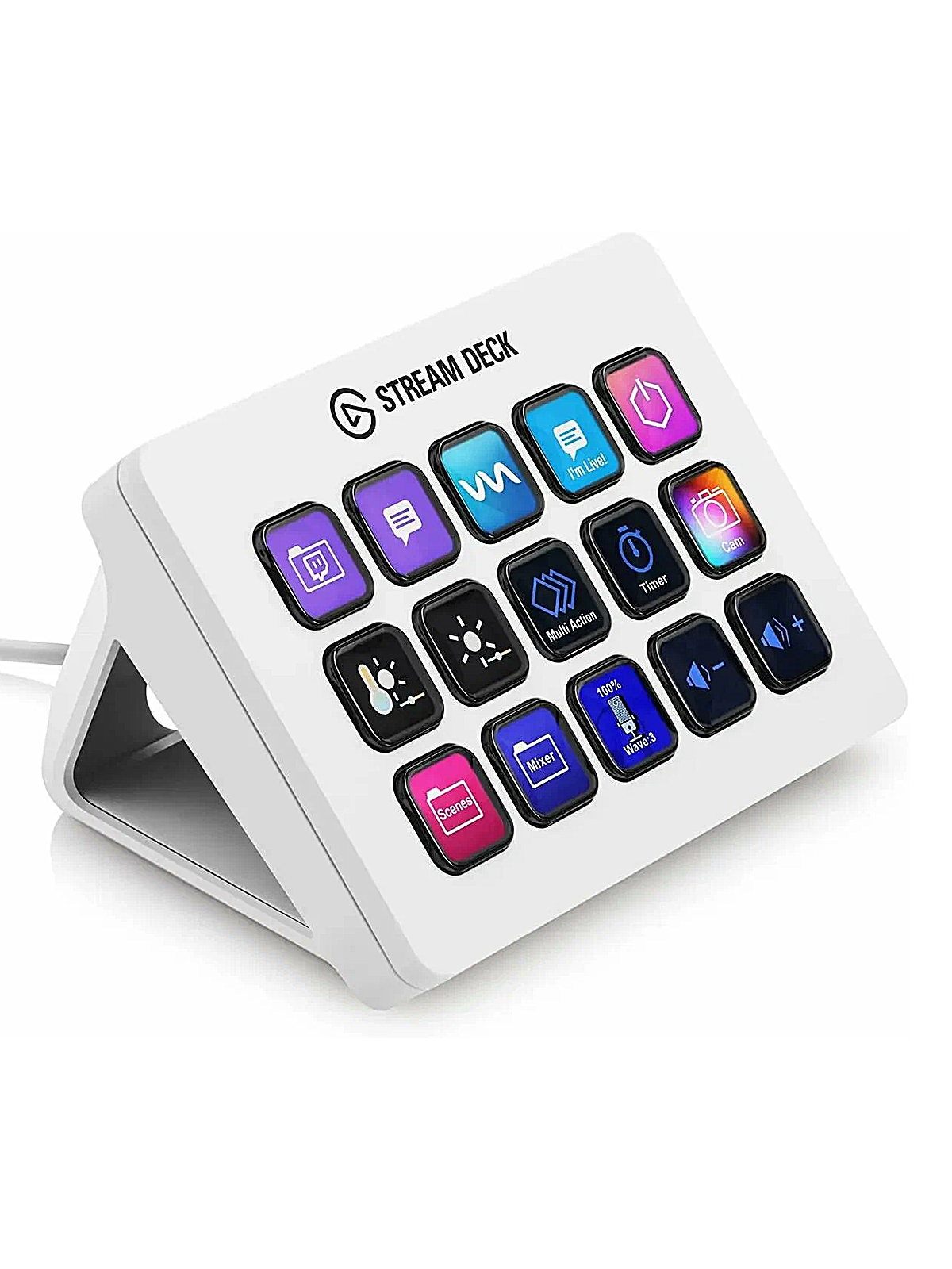 Контроллер Elgato Stream Deck MK.2 (White) для стриминга и продакшена