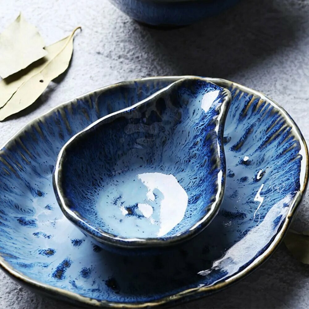 Блюдо сервировочное, 1 шт, Керамика Blue