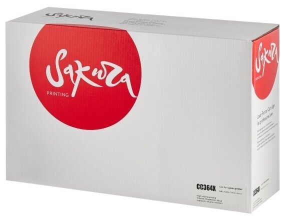 Картридж Sakura Printing Sakura CC364X (64Х) для HP LJ P4015/LJ P4515/LJ 4015n/LJ 4015tn/LJ 4515n/LJ 4515tn/LJ 4515x/LJ 4515fx, черный, 24000 к.