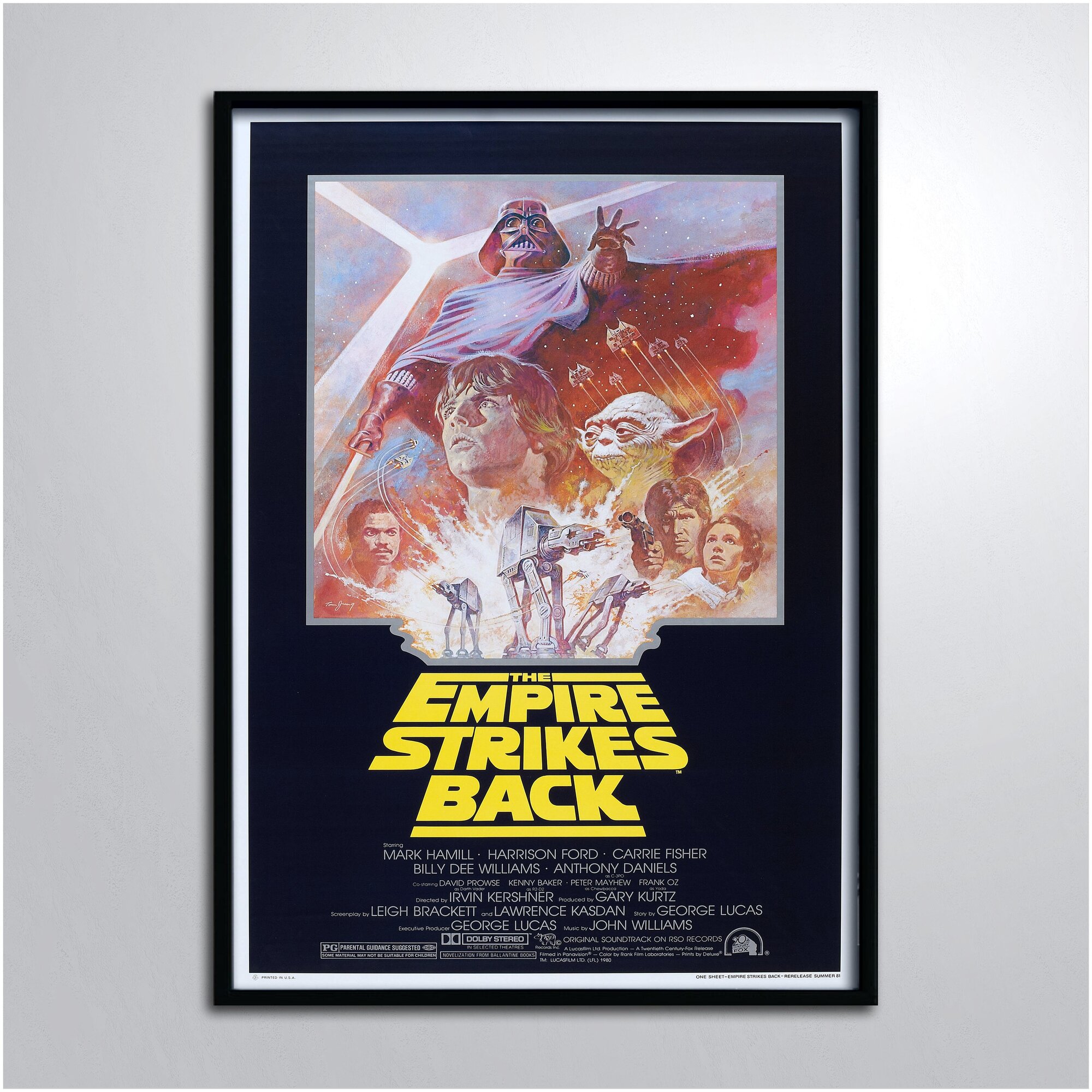 Постер в раме/ Звёздные войны Эпизод 5 — Империя наносит ответный удар Темный