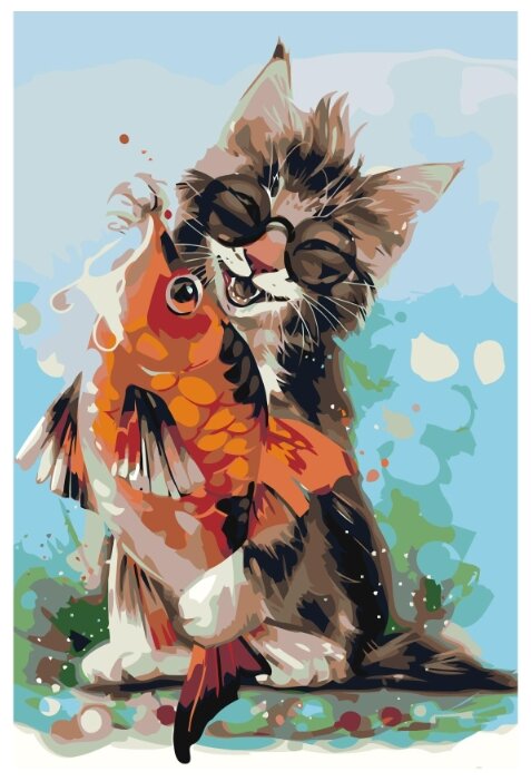 Радость Раскраска по номерам на холсте Живопись по номерам