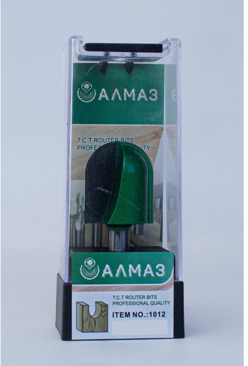 Фреза по дереву, пазовая галтельная Алмаз 1012 D20 H30 d8
