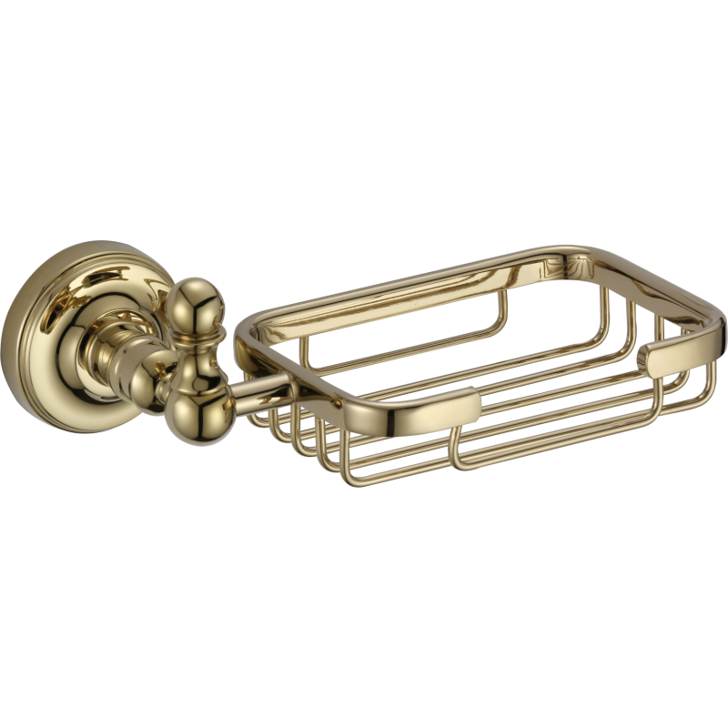 Настенная мыльница решетка золото Ganzer GZ31022-E