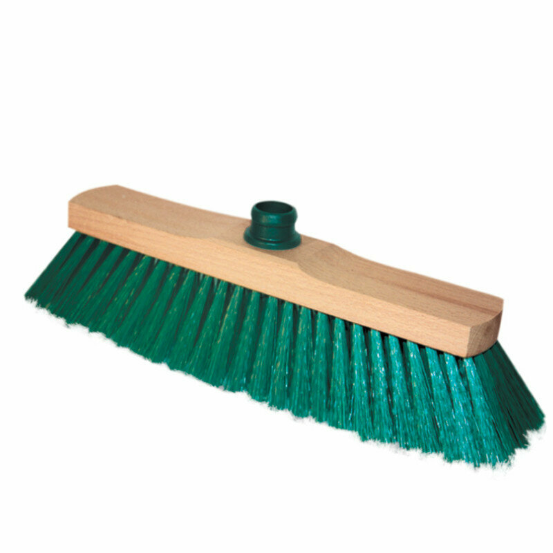 Щетка для уборки York "Sara", ширина 32см, щетина 7см, деревянная, крепление еврорезьба, 281285