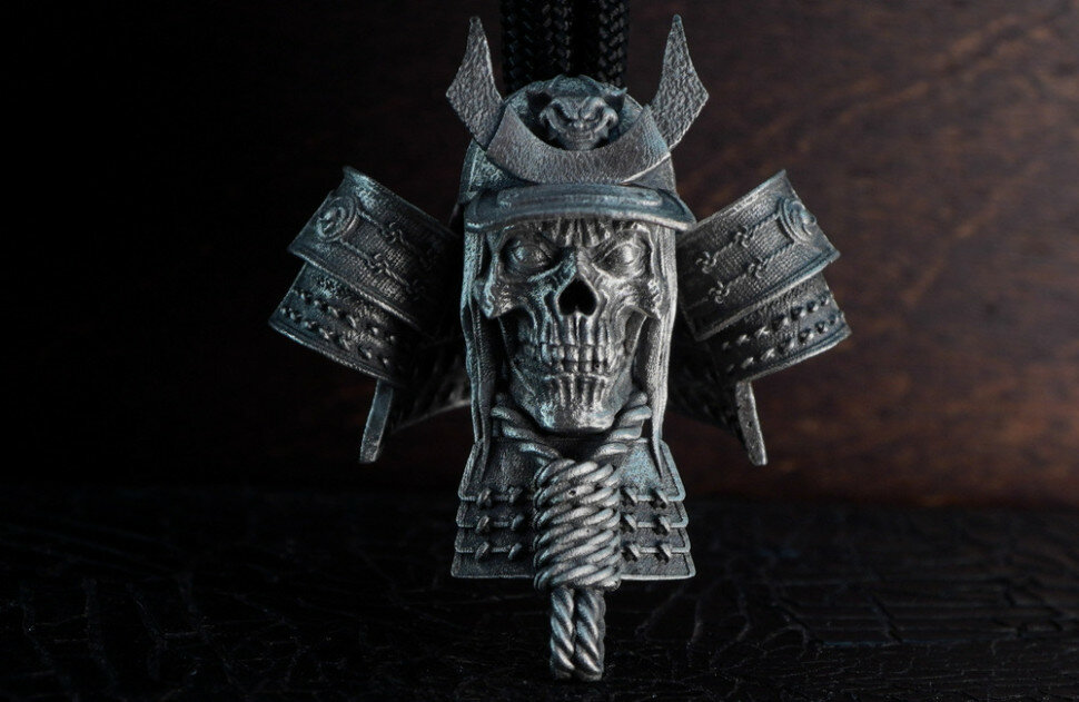 Бусина Evil Skull Самурай Призрак