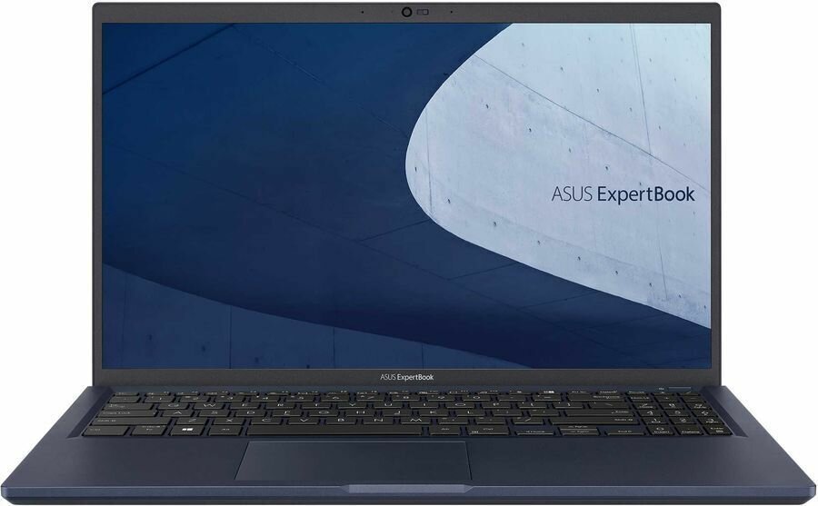 15,6" Ноутбук Asus ExpertBook B1 B1500CEAE-BQ1757 (90NX0441-M21220) черный - 1920x1080, IPS, Intel Core i3-1115G4, ядра: 2 x 3 ГГц, 8 ГБ, SSD 256 ГБ, Intel UHD Graphics, Windows 10 Pro