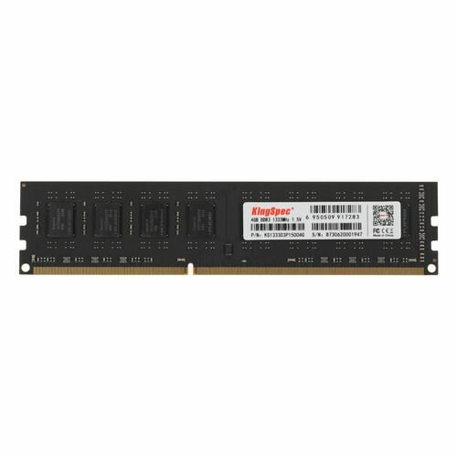 Оперативная память KINGSPEC KS1333D3P15004G DDR3 - 1x 4ГБ 1333МГц, DIMM, Ret