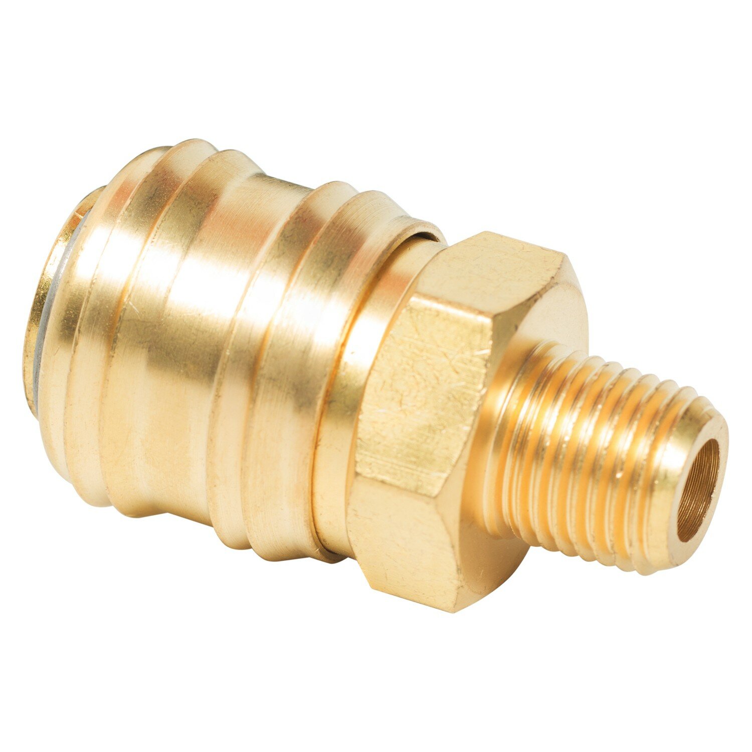 Муфта быстросъемная F>M1/4" мастак 696-15
