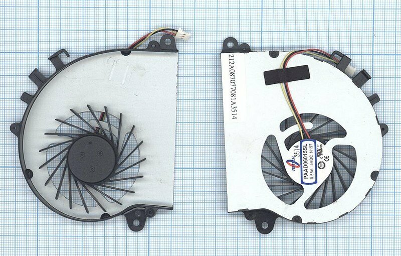 Вентилятор, кулер MSI GS70, GS72, MS-1771, MS-1773 P/N: PAAD06015SL N154 (правый) (Новый)