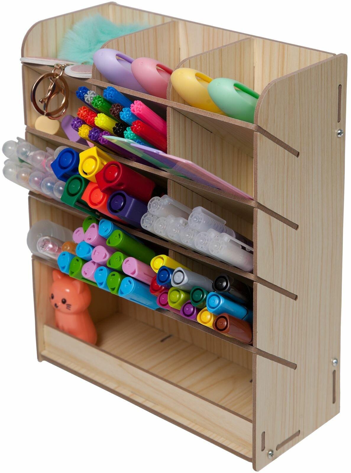 Органайзер для канцелярии ручек маркеров Largo. Карандашница 21x9,2x25,5 см