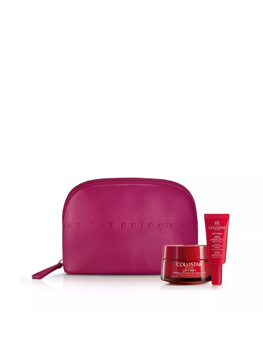 Collistar - Набор: Крем для лица и шеи Lift HD Lifting Firming 50 мл +Лифтинговая сыворотка, 7 мл + Косметичка