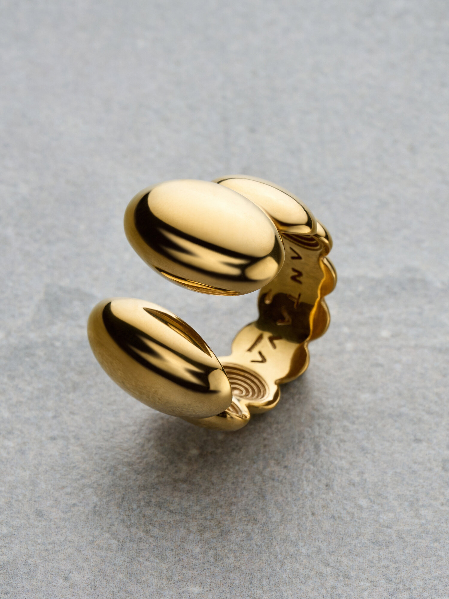 Кольцо обручальное, серебро, 925 проба, золочение